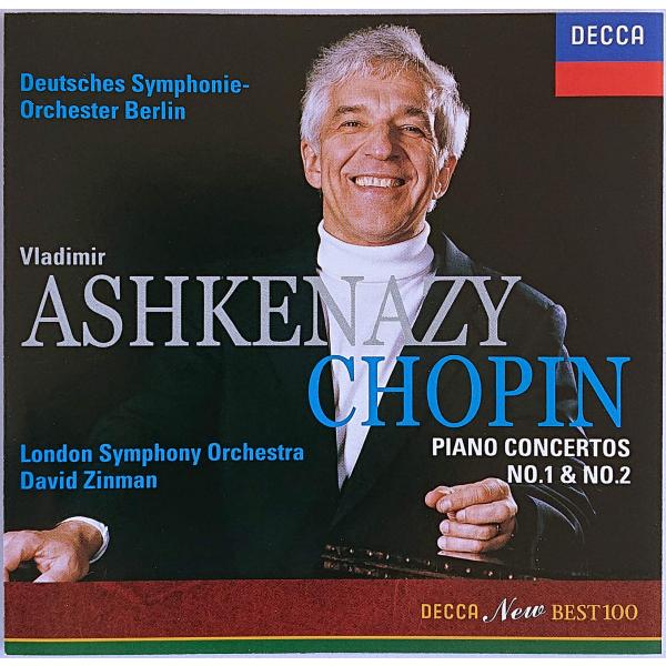 国内盤・帯付き／ショパン：ピアノ協奏曲第1番&amp;第2番／1965年&amp;1997年録音／解説掲載こちらは2003年の発売ですディスクの再生面の縁に1箇所約1cmの長さのキズあり（再生には影響のない程度です）／帯にキズあり／ジャケッ...