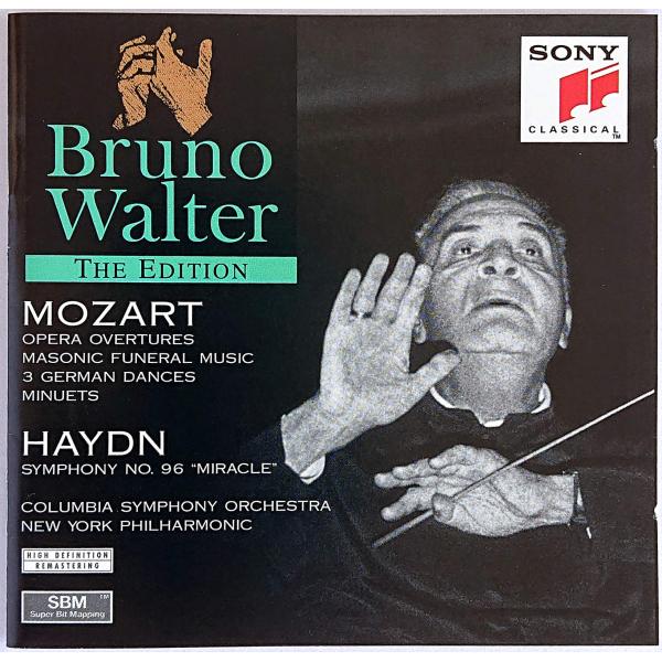 輸入盤／モーツァルト:オペラ序曲集、ハイドン:交響曲第96番『奇蹟』、ほか収録／1954年録音ディスクの再生面全体に2mm前後の長さのキズが多数あり（再生には影響のない程度です）／ジャケットの端に小さなキズあり／ブックレットの上部に汚れあり...