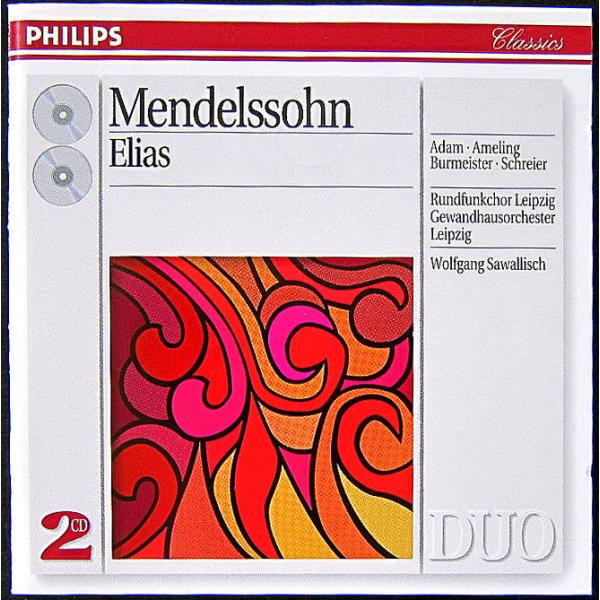 輸入盤、２枚組／メンデルスゾーン：オラトリオ「エリヤ」／1968年録音DISC1:ディスク両面にキズ無し、DISC2:ディスクの再生面に1cm前後の長さのキズが少々あり（再生には影響ない程度です）／ジャケットを含むブックレットの端にキズあり...