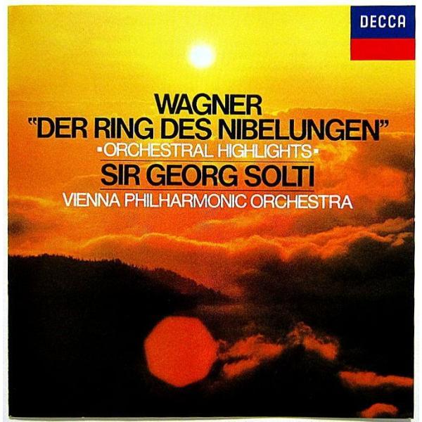国内盤・帯付き／「ニーベルングの指環」〜オーケストラル・ハイライツ／1982年録音／解説付きこちらは2009年の発売ですディスクの再生面にキズ無し、レーベル面に3箇所4cm前後の長さのキズあり（再生には影響ない程度です）／全体に黄ばみあり（...