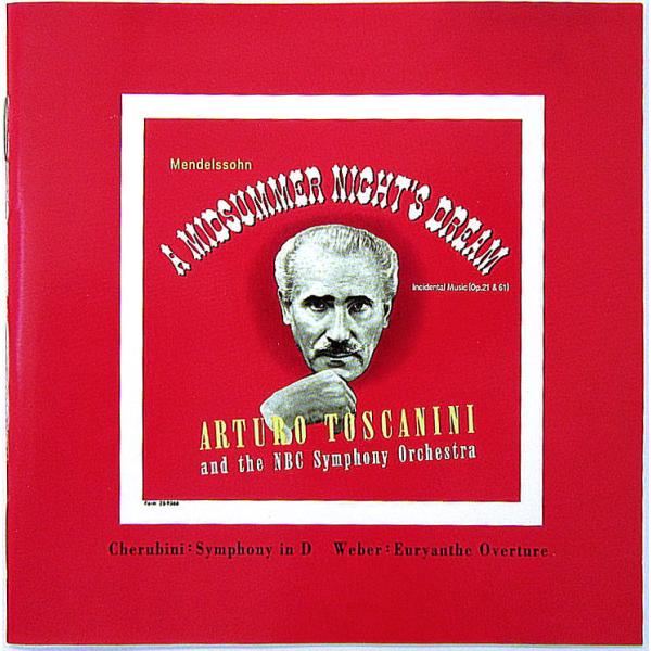 国内盤・帯付き／メンデルスゾーン：真夏の夜の夢、ほか収録／'47年、'51&amp;'52年録音／解説掲載こちらは1998年の発売ですディスクの再生面にわずかにキズあり（再生には影響ない程度です）／帯にキズあり／全体に変色（黄ばみ）やシミ汚...