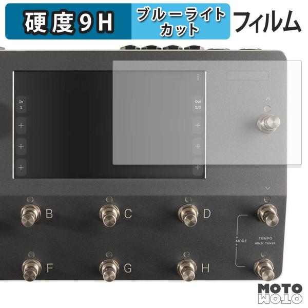 ◎画面をしっかり保護表面の硬さは9Hでガラスフィルムと同等です。さらにPETフィルムで柔軟性も兼ね備えているので衝撃を受けても割れません。◎目の負担を軽減ブルーライトは約49％、紫外線は99%カットすることによって目の負担を軽減します。◎高...