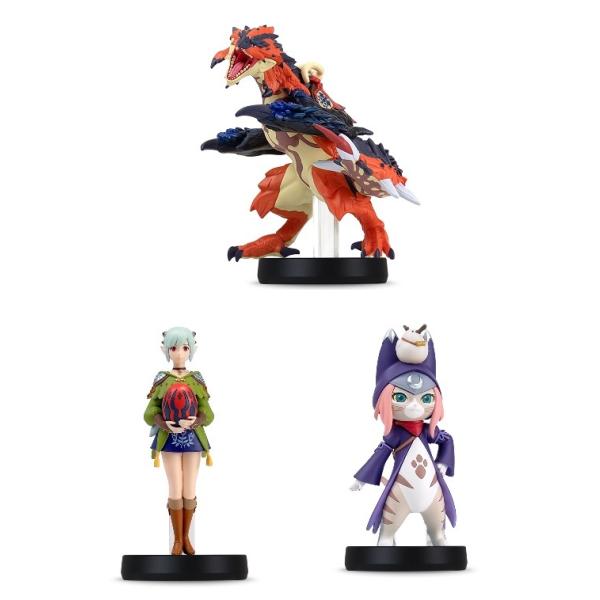 【発売日：2021年07月09日】amiibo モンスターハンターライズ amiibo3種セット 破滅レウス ＋エナ＋ツキノ ケースに、中に影響のないスレ・折れ・押し傷等がある場合がございますのでご了承ください。ゲームで使うと特別な重ね着装...