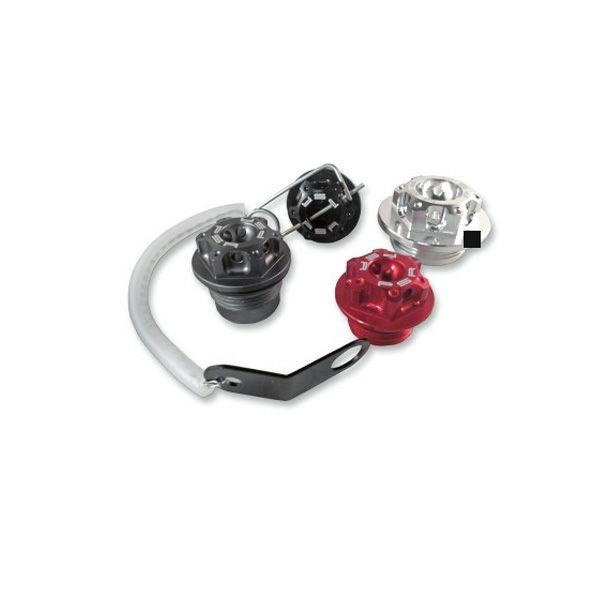 【商品説明】Power Stands Racing（パワースタンドレーシング）のオイルフィラーキャップ。高品質なアルミニウムからCNCで削り出しクリップは、ワイヤリング、耐熱シリコンチューブが付属。【カラー】ブラック【適合車種】17 RMX...