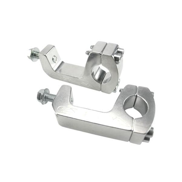 【商品説明】CNC削り出し加工のアルミ製マウントパーツプロベンドハンドガード(MOOSE RACING品番：0635-0184他)を取り付ける際に使用します。【カラー】シルバー【メーカー】MOOSE RACINGDragSpecialiti...