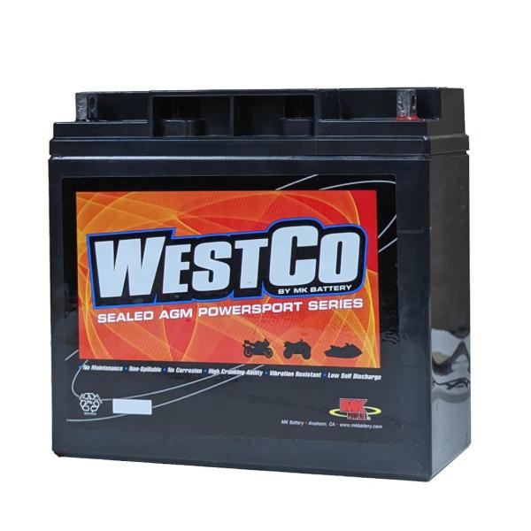 BMW用シールド（密閉型）バッテリー。メンテナンスフリーのシールドバッテリーです。BMW 51913,51814相当。ウエストコバッテリーは、アメリカ大手のMK Battery社のオートバイ専用ブランド。定期的に充電してありますが、ご使用前...
