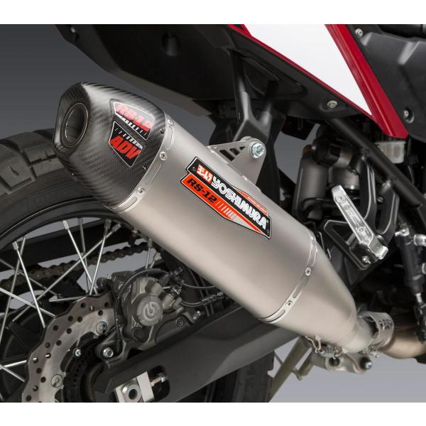 【商品説明】ヤマハ テネレ700用スリップオンマフラーヨシムラUSAがオフロード用に開発するRS-12 ADV レースシリーズでノーマルに較べピークパワーで3.7％、ピークトルクで2.4%アップしますRS-12モトクロスシステムと同じPTF...