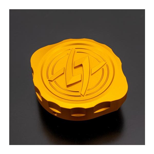 【商品説明】カワサキ Z650RS用 ラジエターキャップカバーです。アルミビレット製。質感の高い削り出し加工品です。前面のARCHI ロゴは、中心から端に向けてテーパー状の突起を持たせ、表面外周部は切削痕をあえて残した凝ったデザインです。ノ...