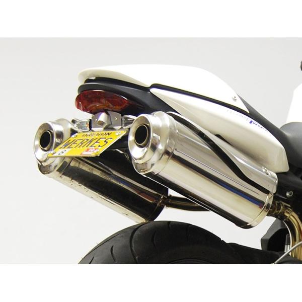 【商品説明】純正のフェンダー周りをレース車両のイメージに近づける、フェンダーエリミネーターキットです。丈夫なステンレス製。ナンバー灯、ウィンカー付属【適合車両】Street Triple　2008〜2012年【メーカー】コンペティション ワ...