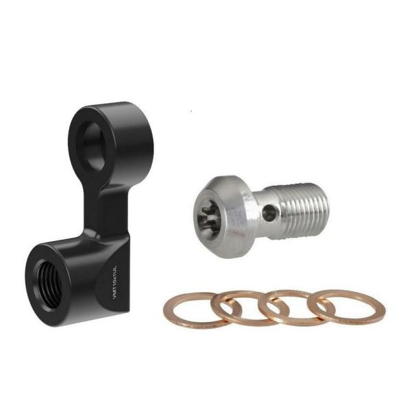 【商品説明】ドイツのメーカーVOIGT MOTO TECHNIK汎用油圧ブレーキ/クラッチライン3cm延長アダプターCNCフライス加工、アルマイト処理【カラー】ブラック【適合】汎用【メーカー】VOIGT MOTO TECHNIK高品質なハン...