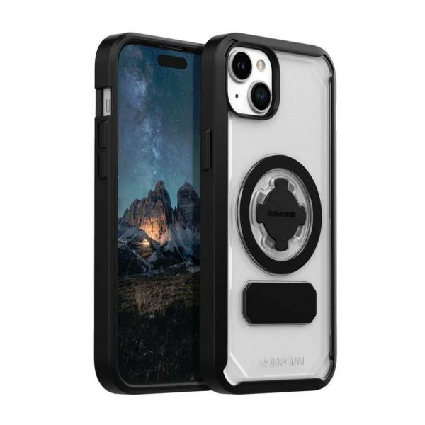 【商品説明】バイクと自動車用に開発されたROKFORM製iPhone15 Plus 専用スマホホルダーです。＜特長＞●裏側に備えられたマウントシステム【RokLockマウント】は、ツイスト式のマウントホールと超強力なマグネットでバイクへしっ...