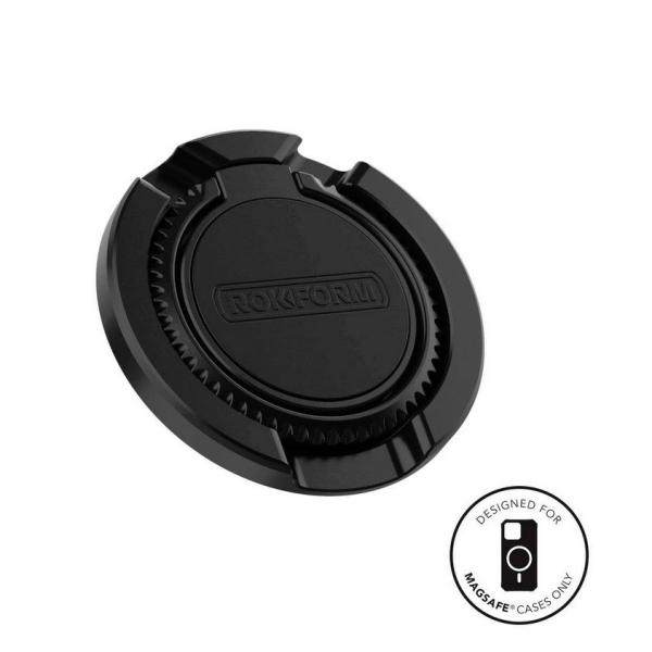 【商品説明】ROKFORM(ロックフォーム) スマホリング &amp;  スタンドMagSafe携帯ケース専用に設計されています。前面と背面のマグネットと中央の強力なマグネットにより、いつでもどこでもハンズフリーで携帯電話をマグネット面に貼...
