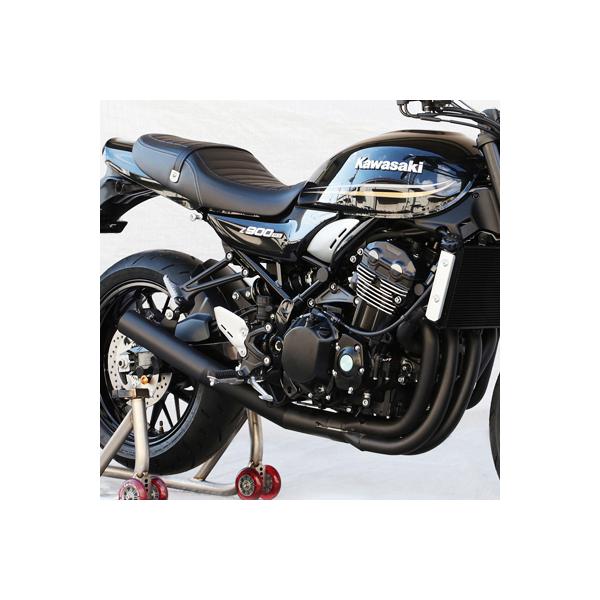 【商品説明】カワサキ Z900RS/CAFE用 フルエキゾースト集合管です。テールパイプ部分はショート管仕様。1970年代のレーサーを彷彿させるスタイルです。重量約6.2Kgエキパイ部分は迫力の42.7mm径テールパイプは70mm径23mm...