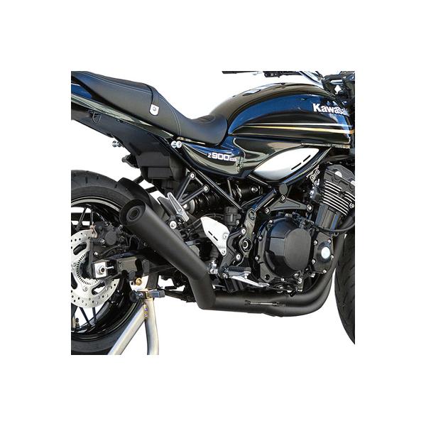 【商品説明】カワサキ Z900RS/CAFE用 フルエキゾースト集合管です。テールパイプ部分はメガホンタイプ。1970年代のレーサーを彷彿させるスタイルです。重量約6.5Kgエキパイ部分は迫力の42.7mm径テールパイプは70mm径（エンド...