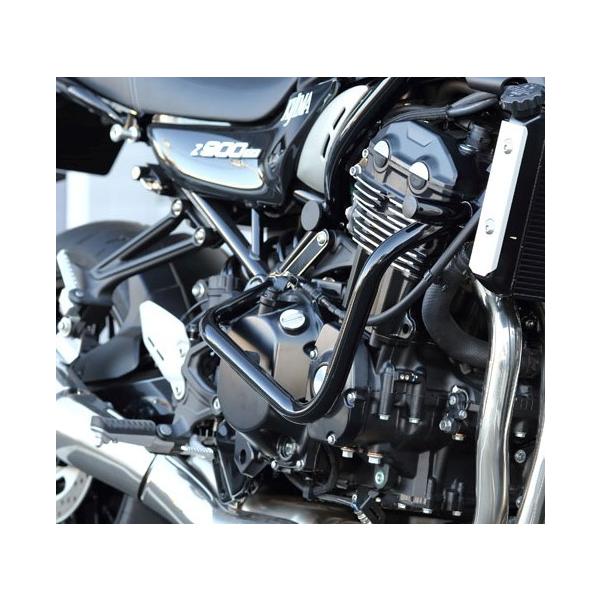 【商品説明】立ちごけ等の軽度なアクシデントからエンジンをガードいたします。コンパクトで主張の少ないデザインが車体のイメージを損ないません。スチール製【適合】カワサキZ900RS/CAFE2018年〜【メーカー】キジマ（KIJIMA）