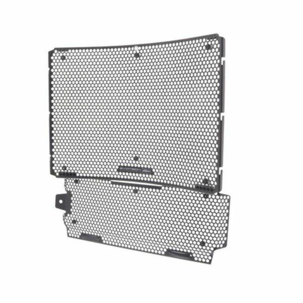 【商品説明】ヤマハ YZF-R1/R1M用ラジエーター＆オイルクーラーガードセットラジエーターガードは航空宇宙グレードのアルミ製で６角形のハニカムパンチングで軽量性と冷却性を向上させ、且つ羽石等から大事なラジエーターコアを守ります  ブラッ...