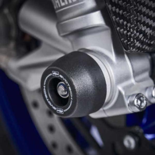 EVOTECH PERFORMANCE社製のフロントアクスルスライダー(スピンドルボビン)。【適合】YamahaMT-10 (2016-)MT-10 SP (2016-)YZF-R1 (2015-)YZF-R1M (2015-)YZF-R6...