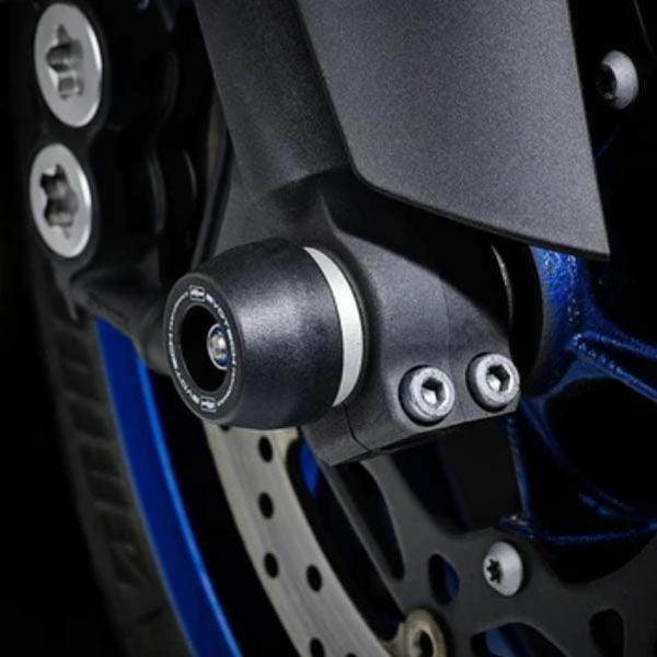 【商品説明】ヤマハ YZF-R9用アクスルスライダー フロント＆リアセットスライダーボディー外側はインジェクションモールディングによるナイロン製、ベースの内側部はアルミ製ですスライダースピンドルを繋ぐロッドは転造ねじで素材はステンレス製取付...