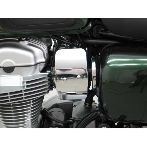 【商品説明】クロームの輝きでインジェクション周りをシンプルに彩るインジェクションシステムカバー 左側用ですが、マウント右側用アダプター(品番：6026ZBA)を使用すれば右側への装着も可能です。【メーカー】フェーリング(Fehling)【適...