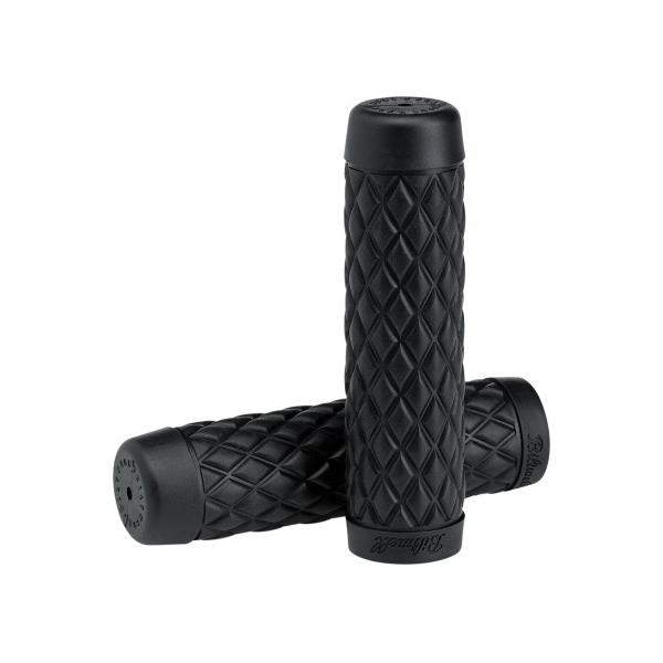 【商品説明】クレイトンゴムをインジェクション成型したグリップです。オフロードバイクやBMXのグリップと同じ素材を使用しており、柔らかく快適な握り心地を提供します。クローズエンドタイプ22.2mmハンドル用長さ：約124mm【デザイン/色】ト...