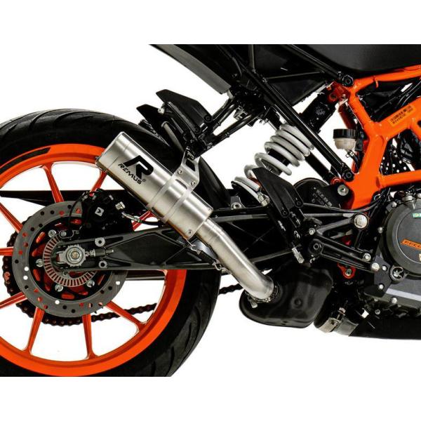 REMUS MESH (SPORT ver.)KTM 390 DUKE向けマフラーサイレンサー。消音バッフルが取り外し可能な直径85ミリのステンレスサイレンサー。エンド部分には、ハニカムメッシュのガードが装着されております。「MESHシリー...