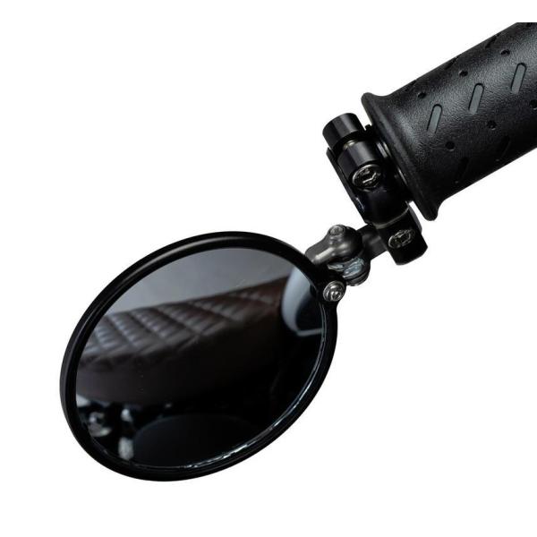 【商品説明】格納式（折りたたみ可能な）バーエンドミラー。ピボット部にはゴミなどが入り込まないように、シーリングされており、メンテナンスフリーとなっています。6061-T6ビレットアルミニウム、CNC加工。仕上げはアノダイズド加工により、非常...