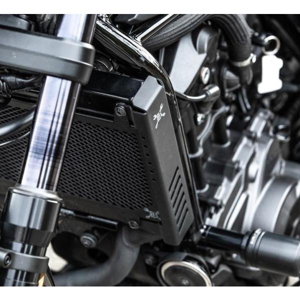 【商品説明】アメリカのストリートシーンを代表するバーリーブランド（BURLY BRAND）のレブル1100用ラジエターガード。航空機グレードのアルミニウムを使用し、高強度と軽量化を実現。道路上にある小石などを巻き上げて、高額なラジエーターを...