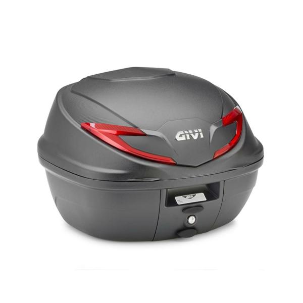 【商品説明】ジビ(GIVI)のモノロックシステム 39L トップケース  「B360N2」スクーターや小排気量車向けにデザインでコンパクトながら容量を犠牲にすることないように設計されています容量はヘルメット1個が収納可能な39リットルボディ...