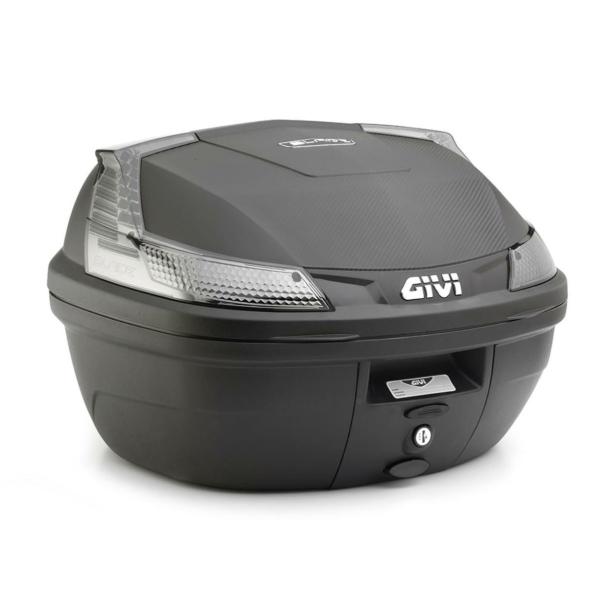 【商品説明】ジビ(GIVI)のモノロックシステム 37L トップケース  「ブレードテック」容量はヘルメット1個が収納可能な37リットルボディ/リフレクターはブラック/スモークユニバーサルマウント（商品コード：Z113C2）がキットに含まれ...