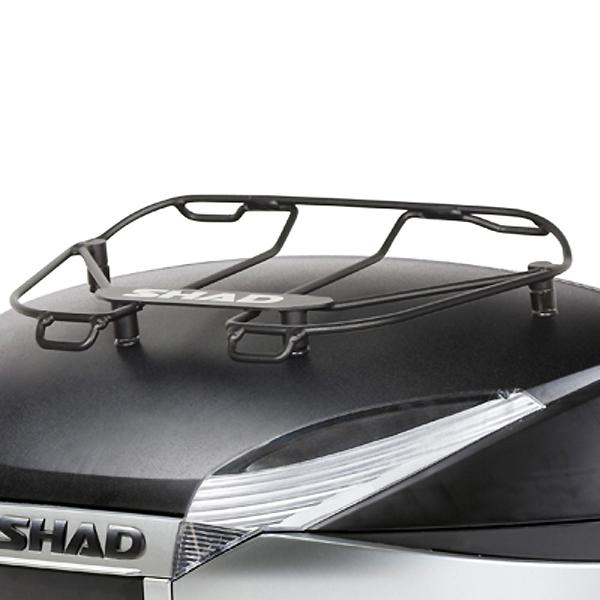 【商品説明】SHAD（シャッド）のSH48トップケースに装着出来るラゲッジラックです。トップケースの上に更に荷物を搭載出来ますので、ロングツーリングや、直ぐに使いたいものを積んでおくのに便利です。バンジーコードやフックをひっかけるのに便利な...