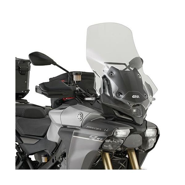 【説明】デザイン、機能、耐久性から高い支持を得ているイタリアンメーカーGIVI(ジビ)の、ヤマハ トレーサー9/9GT/9GT+専用 ウインドスクリーンです。高速走行や長時間のライディング、雨の日の走行が多い場合には、大きめのシールドを付け...
