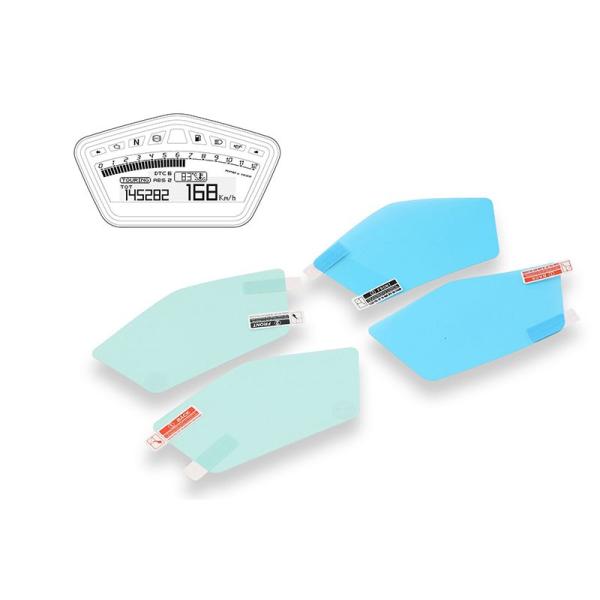【商品説明】ゴミや擦り傷等からメーターを保護する液晶保護フィルムです。アンチスクラッチ用保護フィルムと+映り込み防止フィルムが2枚づつの計4枚と、専用クリーナーがセットになっており、簡単に施工、貼り付けが可能です。修理が割と高額になりがちな...