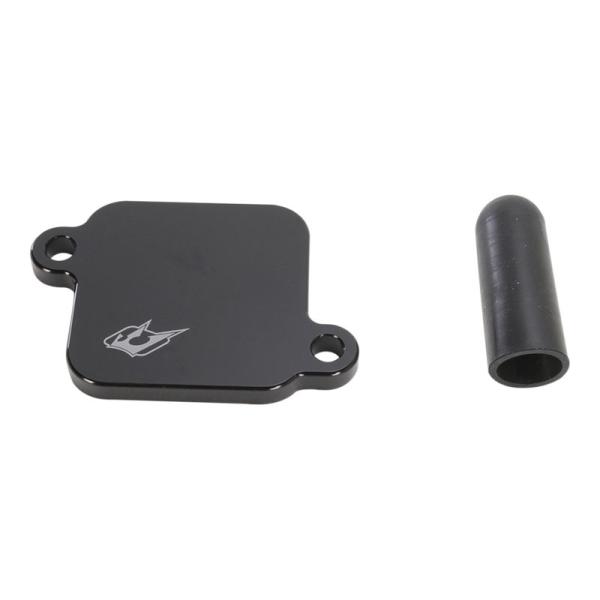 【商品説明】AIシステム(2次エアシステム)のキャンセルをする際に使用する、ブロックオフプレートです。マフラー交換によるアフターファイアの抑制や、燃調を取る際のA/F値を正確に取る為、撤去した後の穴を埋めるパーツです。【適合車種】YZF-R...