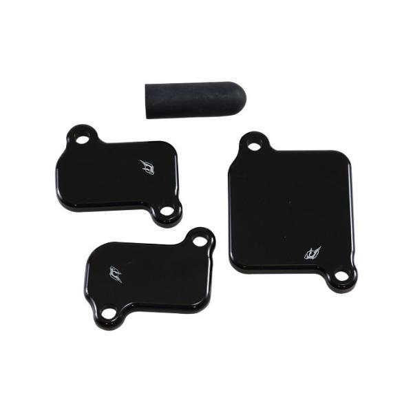 【商品説明】AIシステム(2次エアシステム)のキャンセルをする際に使用する、ブロックオフプレートです。マフラー交換によるアフターファイアの抑制や、燃調を取る際のA/F値を正確に取る為、撤去した後の穴を埋めるパーツです。【適合車種】FJR13...