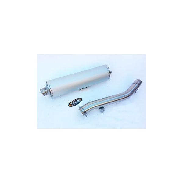 【商品説明】全回転域に渡ってパワーアップが可能なマフラー取り外し可能なサイレンサー付きMade In Itaryタイプ:マフラー形状:ビッグオーバル = 102x130シリーズ: Superlineサイレンサー 素材:アルミニウム規格公認:...