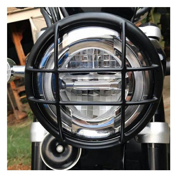 【商品説明】モンキー125用のヘッドライトカバー（ヘッドライトグリル）ヘッドライトグリルを取り付けることで顔の印象がガラリと変わります。スクランブラー風なスタイルになります。【カラー】ブラック【適合】ホンダモンキー1252018〜【メーカー...