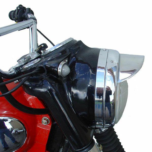 【商品説明】英国のメーカーヒッチコックスモーターサイクル汎用7インチ用ヘッドライトピークロイヤルエンフィールド メテオ350/ブリット350/ハンター350/ヒマラヤ/スクラム/スーパーメテオ等に適合殆どの７インチヘッドライトに適合しますイ...