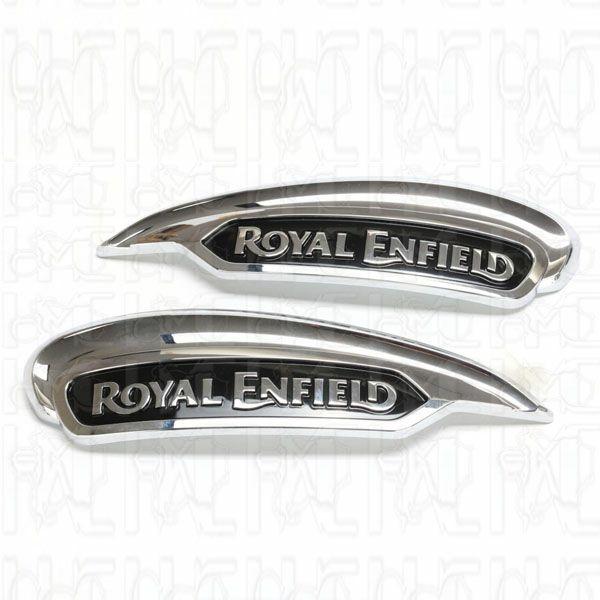 英国のメーカーヒッチコックスモーターサイクル  ロイヤルエンフィールドショットガン650/メテオ350等のタンク向けタンクバッチ タンクをリペイントした際にタンクバッチの新調用に！裏面は粘着テープで簡単に取付出来ます【適合】Royal En...