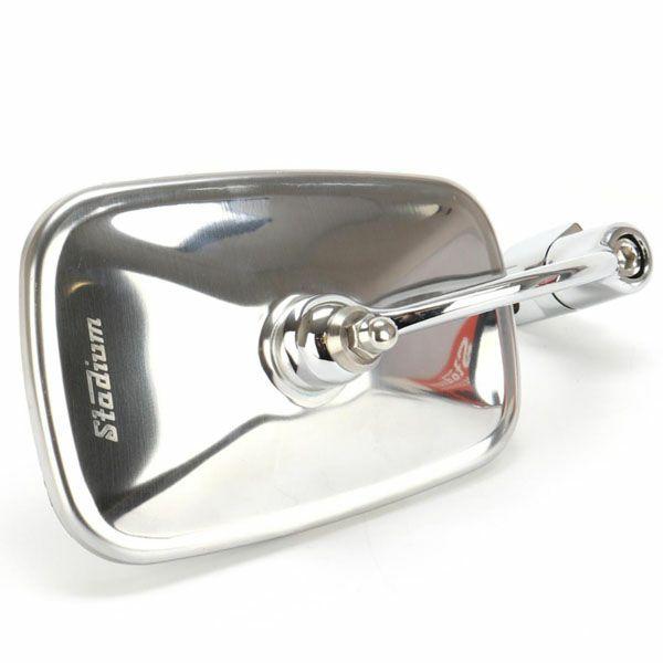 【商品説明】英国のメーカーヒッチコックスモーターサイクルロイヤルエンフィールド メテオ350/ハンター350/クラシック350/ブリット350/スーパーメテオ650/ショットガン650用 スタジアムブランドの ステンレス製ーエンドミラー 角...