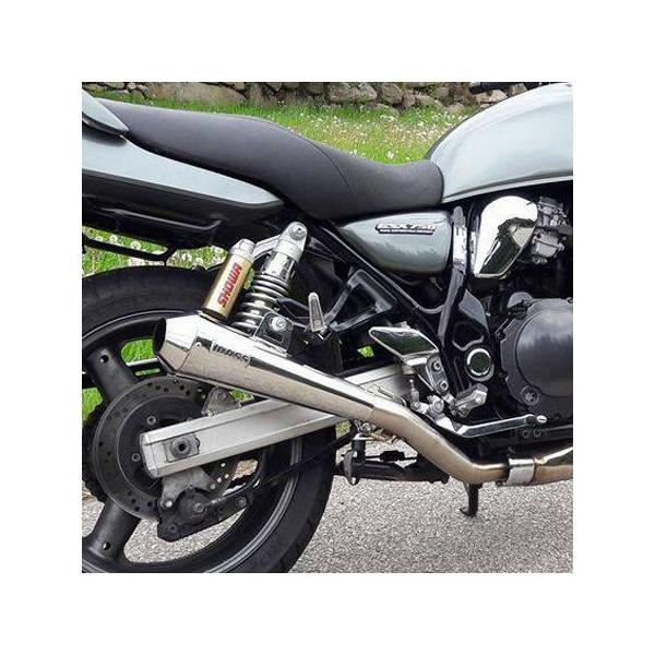 【商品説明】イタリアのマフラーメーカー、MASS Exhaust(マス エキゾースト)のイナズマ750/1200用ステンレス スリップオンマフラーです。最先端の製造技術とハイレベルなデザインによって、パフォーマンスと美的外観の理想的な組み合...