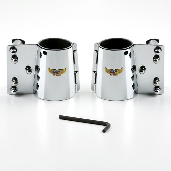 【商品説明】HeavyWindshieldシリーズのTouring,Chopped,Beaded等、シールド側のフレームがワイドタイプの物をを取り付ける為のマウントKitです。以下のタイプのシールドを取り付ける際に使用します。BeadedN...