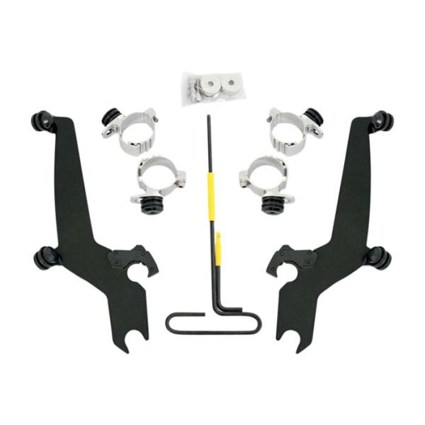 【商品説明】工具不要で簡単に取り外しの出来るノーツールトリガーロックマウントキットです。同社のスポーツシールドシリーズ[EL PASO,SPEED DEMON,POP TOP,ALLEY CAT,BIG SHOT]のウインドシールドを取り付...