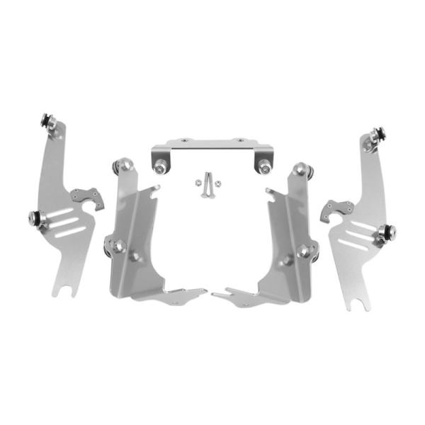 【商品説明】工具不要で簡単に取り外しの出来るノーツールトリガーロックマウントキットです。同社のスポーツシールドシリーズ[EL PASO,SPEED DEMON,POP TOP,ALLEY CAT,BIG SHOT]のウインドシールドを取り付...