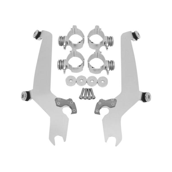 【商品説明】工具不要で簡単に取り外しの出来るノーツールトリガーロックマウントキットです。同社のスポーツシールドシリーズ[EL PASO,SPEED DEMON,POP TOP,ALLEY CAT,BIG SHOT]のウインドシールドを取り付...