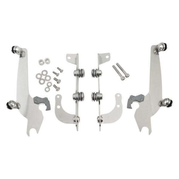 【商品説明】工具不要で簡単に取り外しの出来るノーツールトリガーロックマウントキットです。同社のスポーツシールドシリーズ[EL PASO,SPEED DEMON,POP TOP,ALLEY CAT,BIG SHOT]のウインドシールドを取り付...