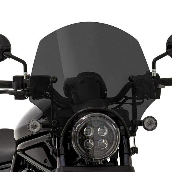 【商品説明】アメリカのスクリーンメーカー、メンフィスシェードのレブル1100/CL500/250用のエルパソスポーツウインドシールド 15インチ  ダークブラックスモークカラー スクリーンカラーはソーラー（ライトスモーク）、ブラックスモーク...