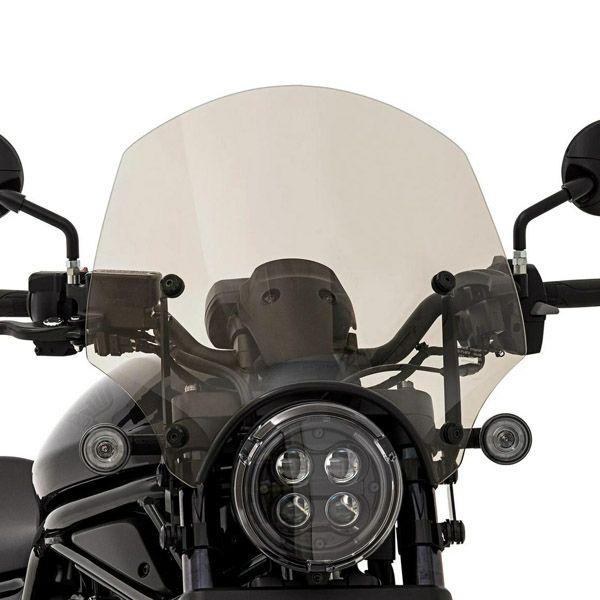 【商品説明】アメリカのスクリーンメーカー、メンフィスシェードのレブル1100/CL500/250用のエルパソスポーツウインドシールド 15インチ  ソーラー（ライトスモーク）カラー スクリーンカラーはソーラー（ライトスモーク）、ブラックスモ...