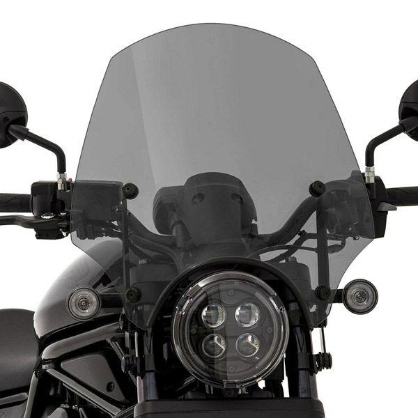 【商品説明】アメリカのスクリーンメーカー、メンフィスシェードのレブル1100/CL500/250用のエルパソスポーツウインドシールド 17インチ  ブラックスモークカラー スクリーンカラーはソーラー（ライトスモーク）、ブラックスモークの2カ...