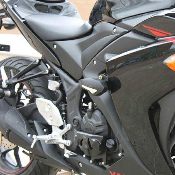 商品説明】MT-25/03及びYZF-R25/R3用UHMW-PE（超高分子量ポリエチレン）を使用したフレームスライダー  ブラックカラー「UHMW-PE」素材はナイロン素材より形状保持性に優れ、ベアリングや摩擦軽減用使用され、又、デルリン...