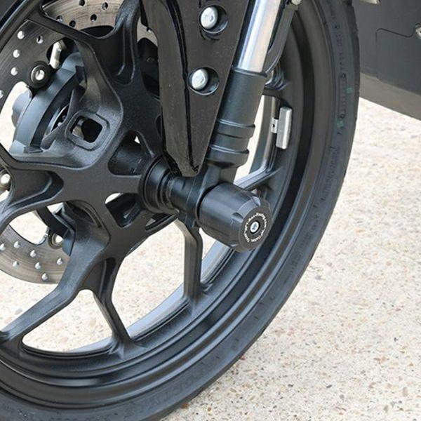 【商品説明】T-REXレーシングの MT-25/03/YZF-R25/3用フロントアクスルスライダースライダー素材に現在最も適したUHMW-PE（超高分子量ポリエチレン）を使用    耐衝撃性や耐候性に優れています   又、インサート素材は...